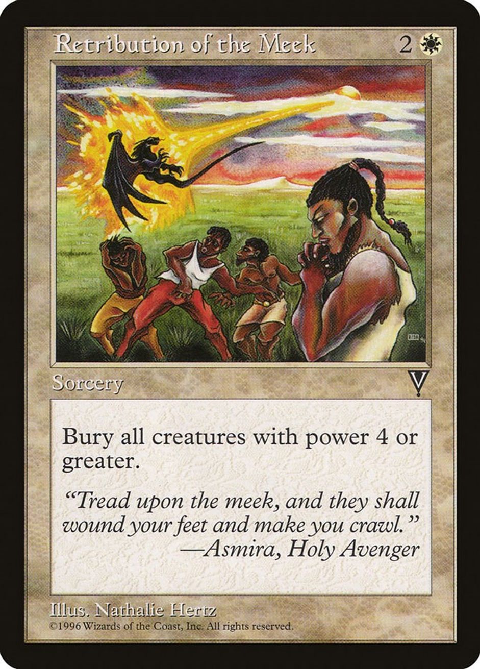 Retribution of the Meek - Visions - Magic: The Gathering