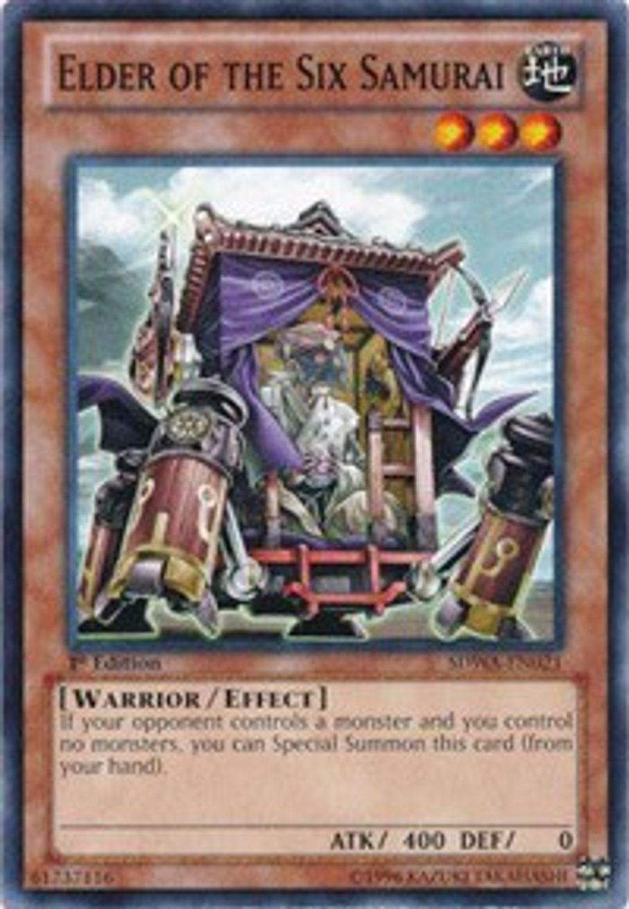 Elder of the Six Samurai - Structure Deck: Samurai Warlords - YuGiOh