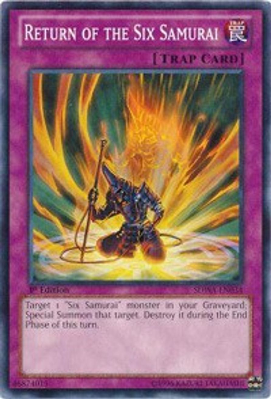 Return of the Six Samurai - Structure Deck: Samurai Warlords - YuGiOh
