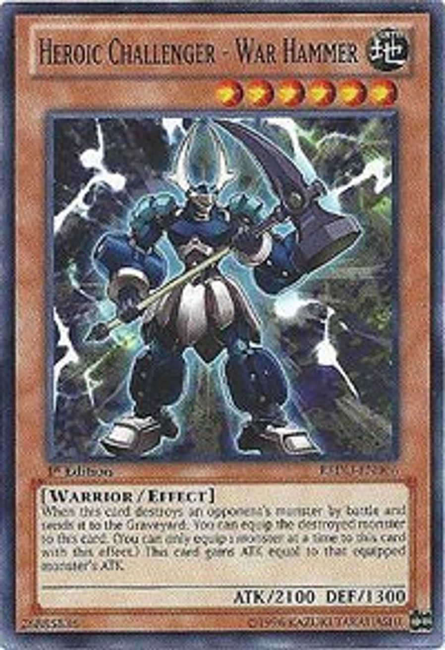 Heroic Challenger - War Hammer - Return of the Duelist - YuGiOh