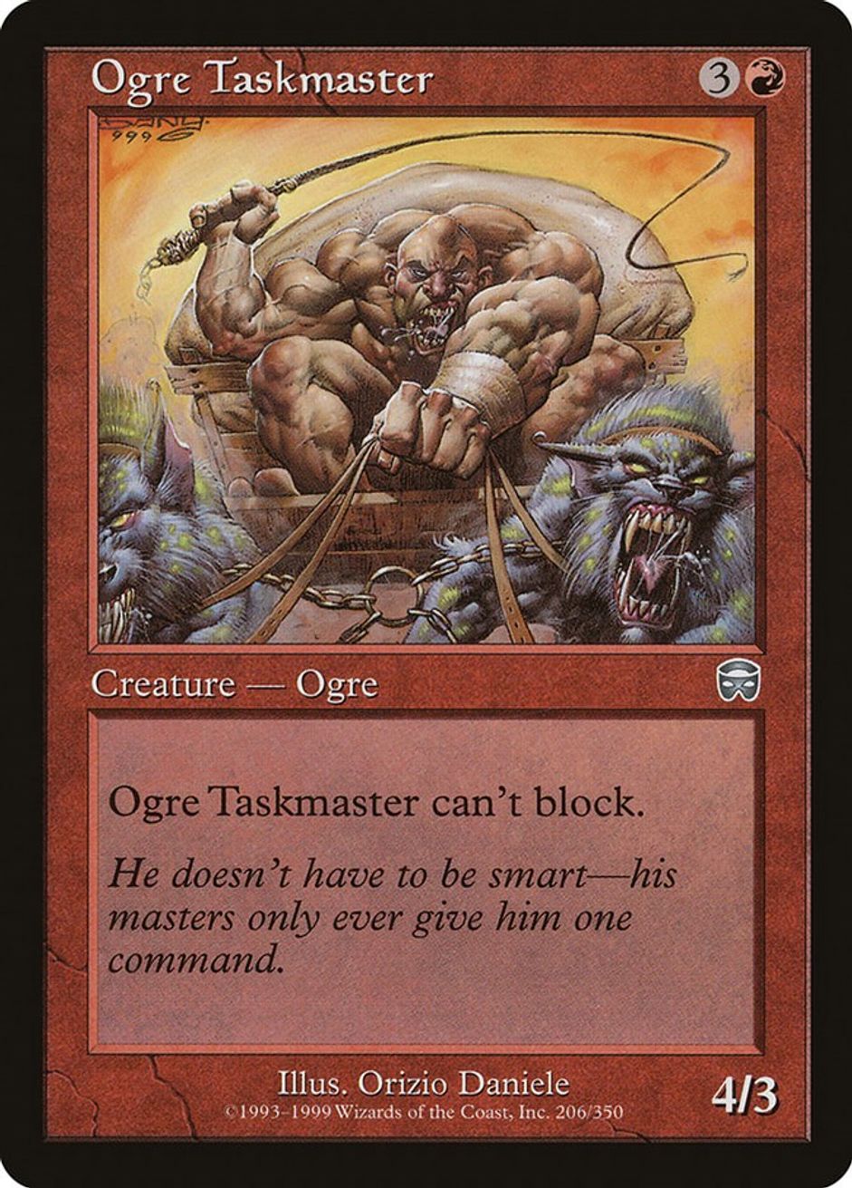 Ogre Taskmaster - Mercadian Masques - Magic: The Gathering