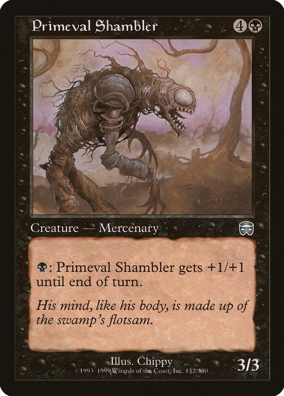 Primeval Shambler - Mercadian Masques - Magic: The Gathering