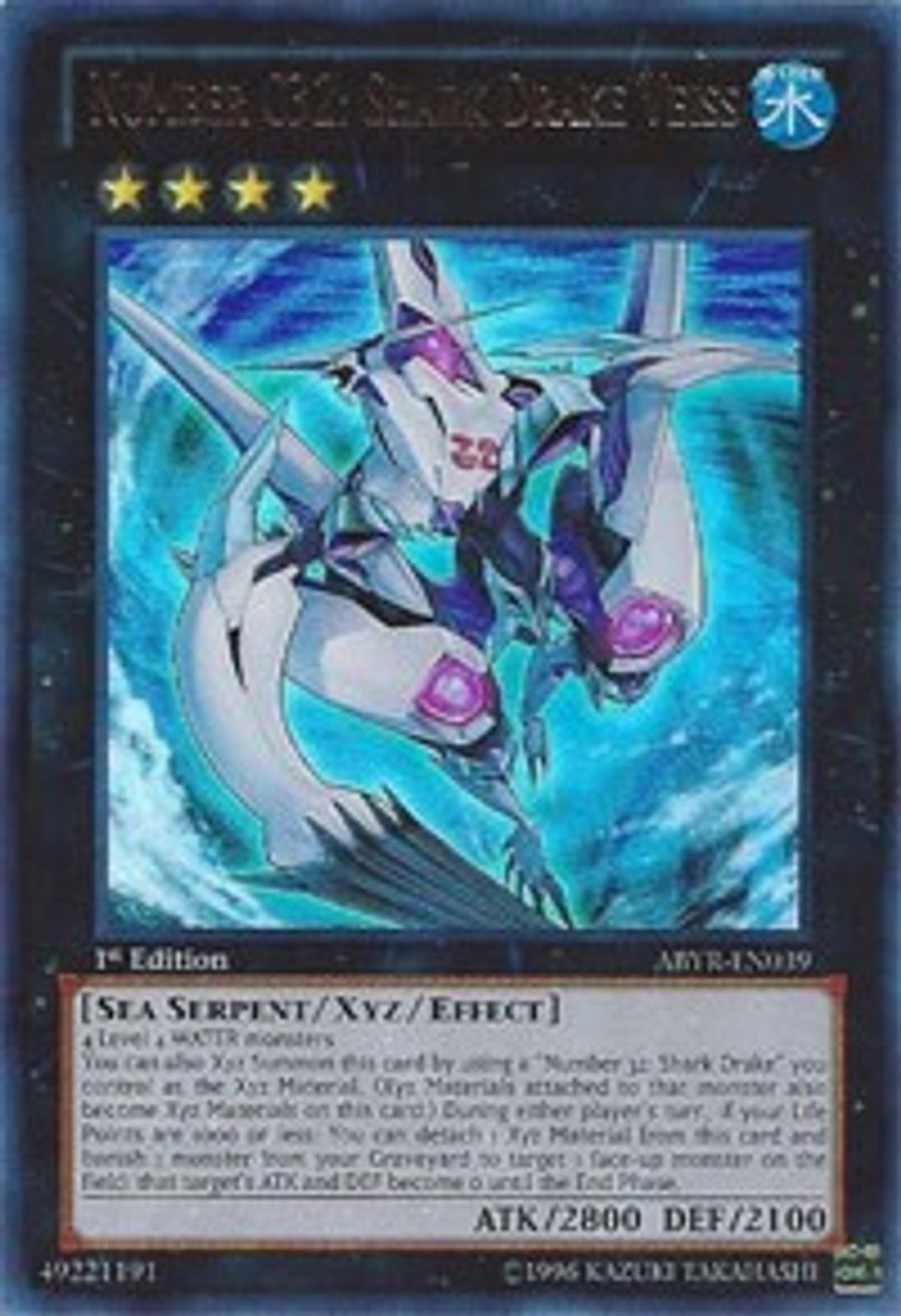 Number C32: Shark Drake Veiss - Abyss Rising - YuGiOh