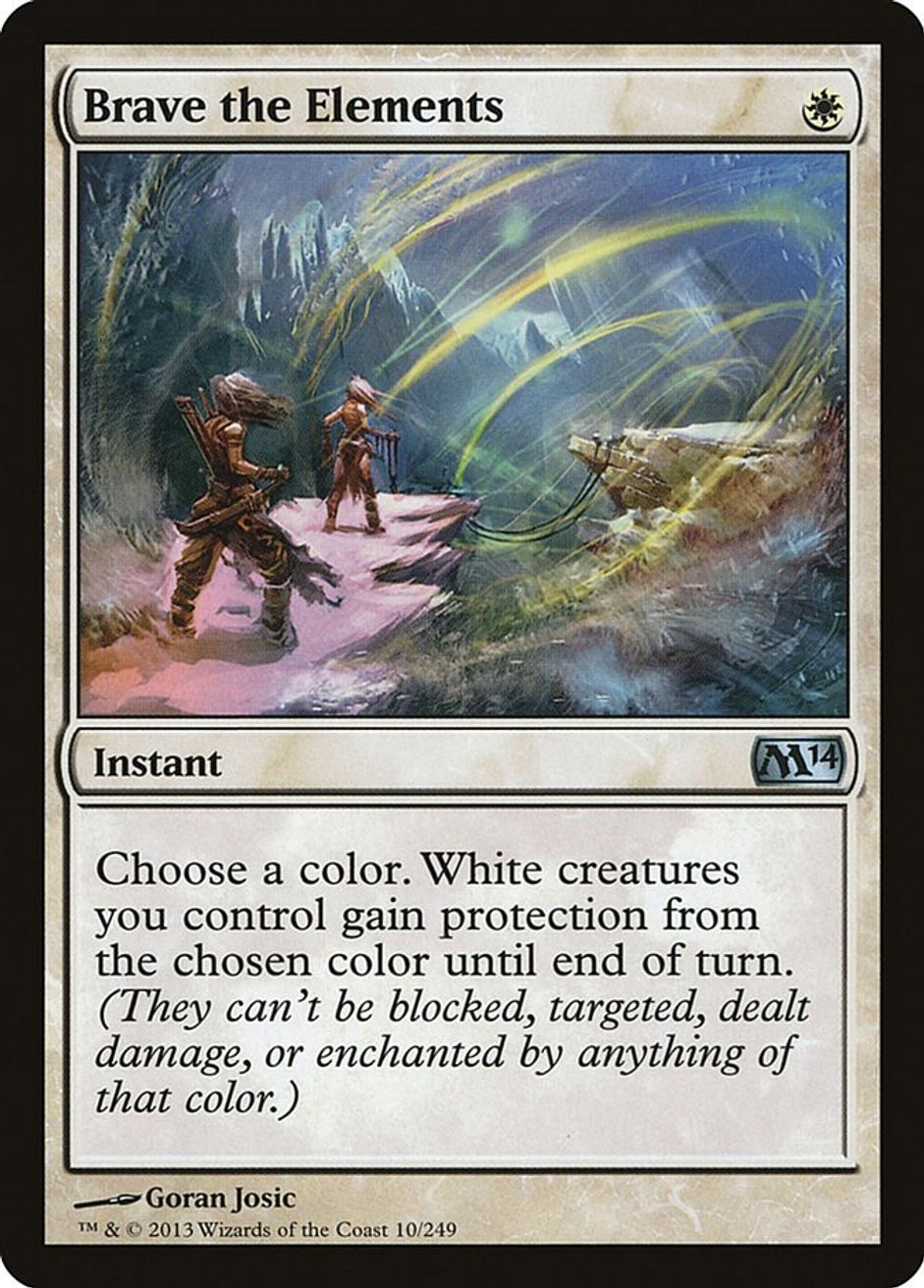 Brave the Elements - Magic 2014 (M14) - Magic: The Gathering