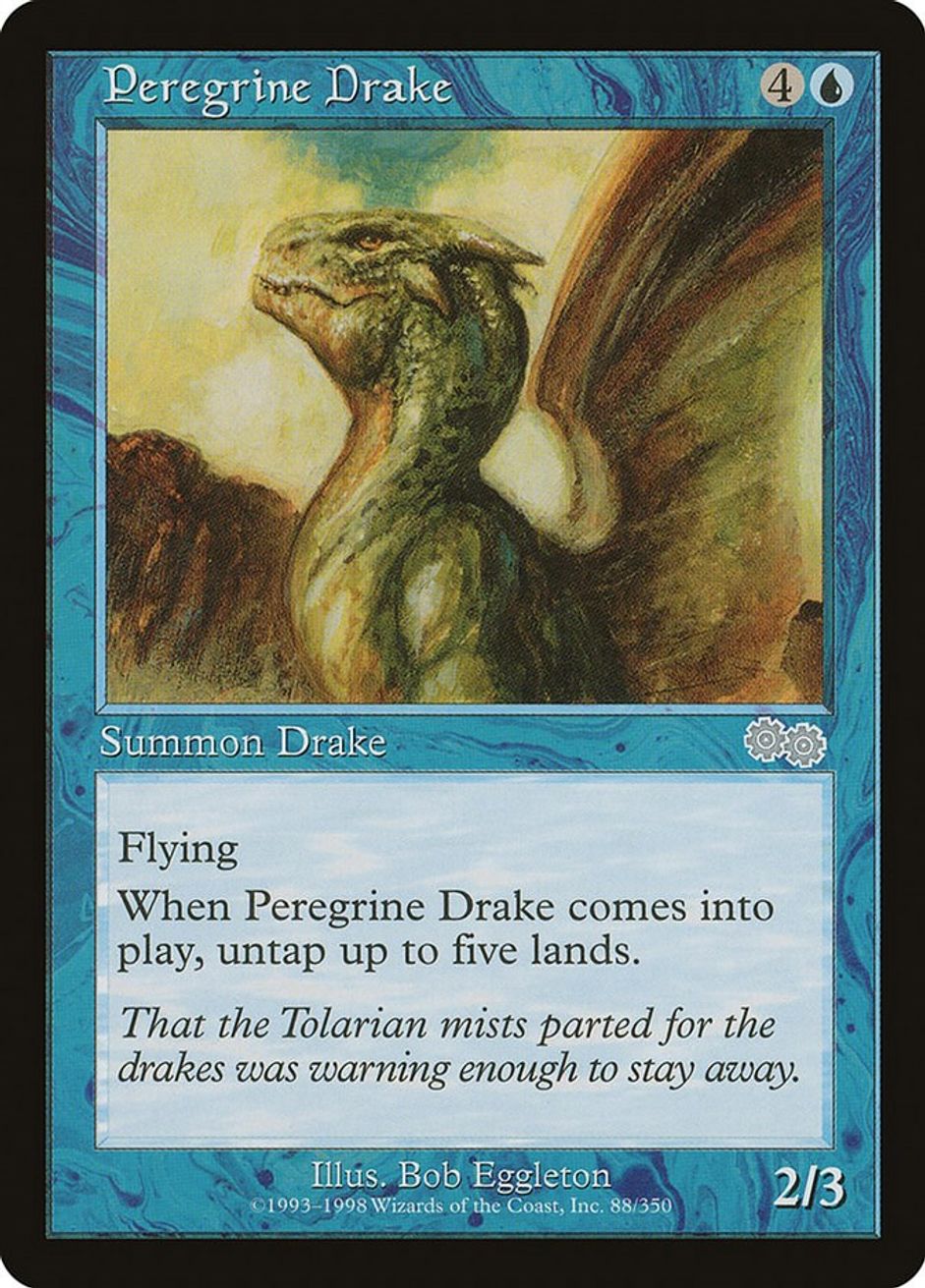 Peregrine Drake - Urza's Saga - Magic: The Gathering
