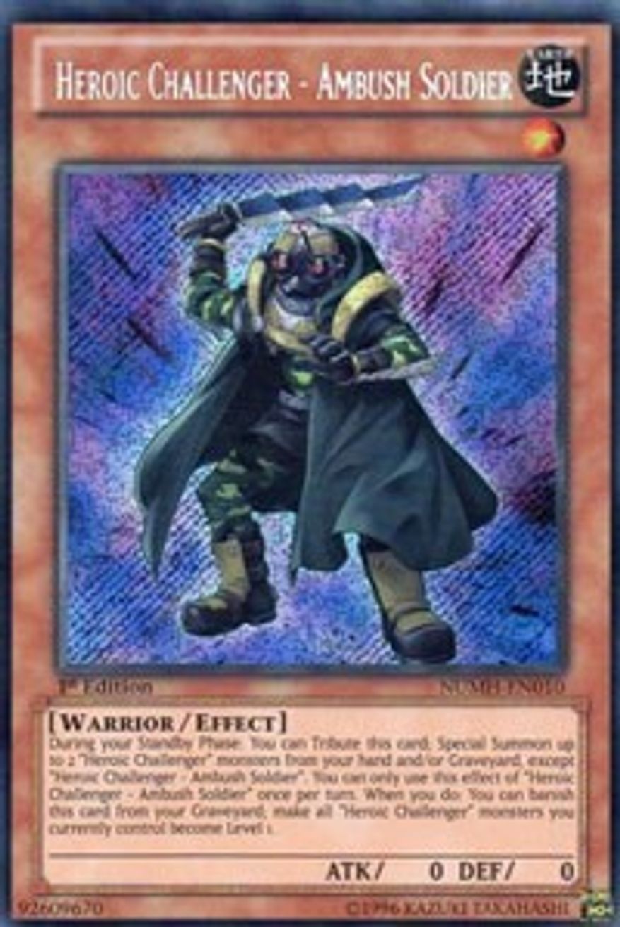 Heroic Challenger - Ambush Soldier - Number Hunters - YuGiOh