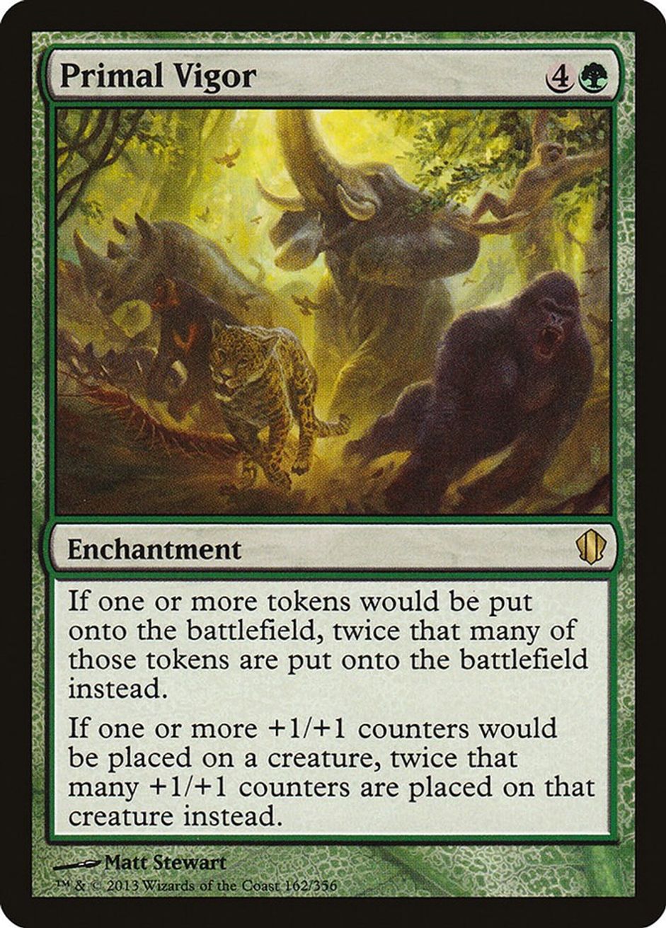 Primal Vigor - Commander 2013 - Magic: The Gathering