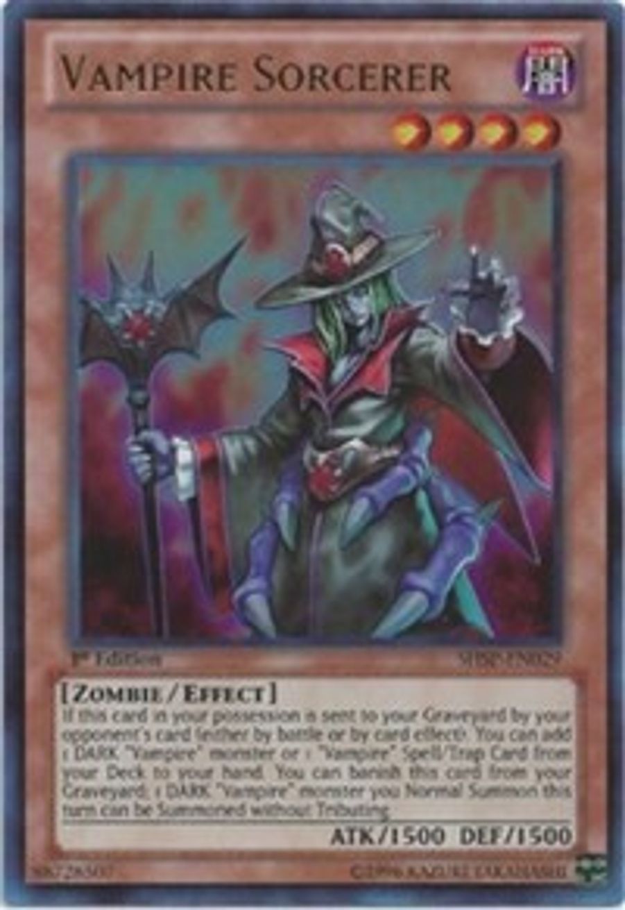 Vampire Sorcerer - Shadow Specters - YuGiOh
