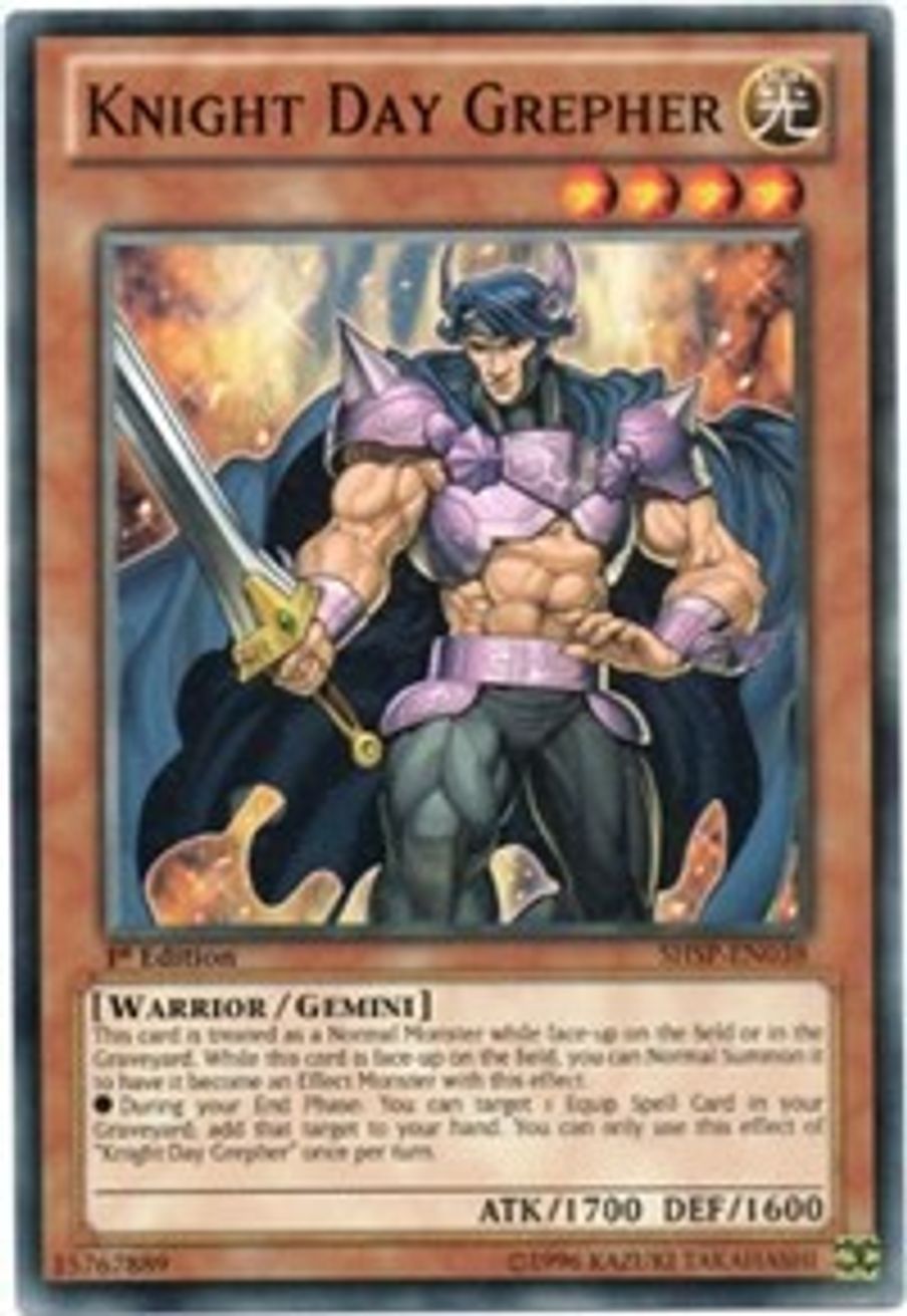 Knight Day Grepher - Shadow Specters - YuGiOh