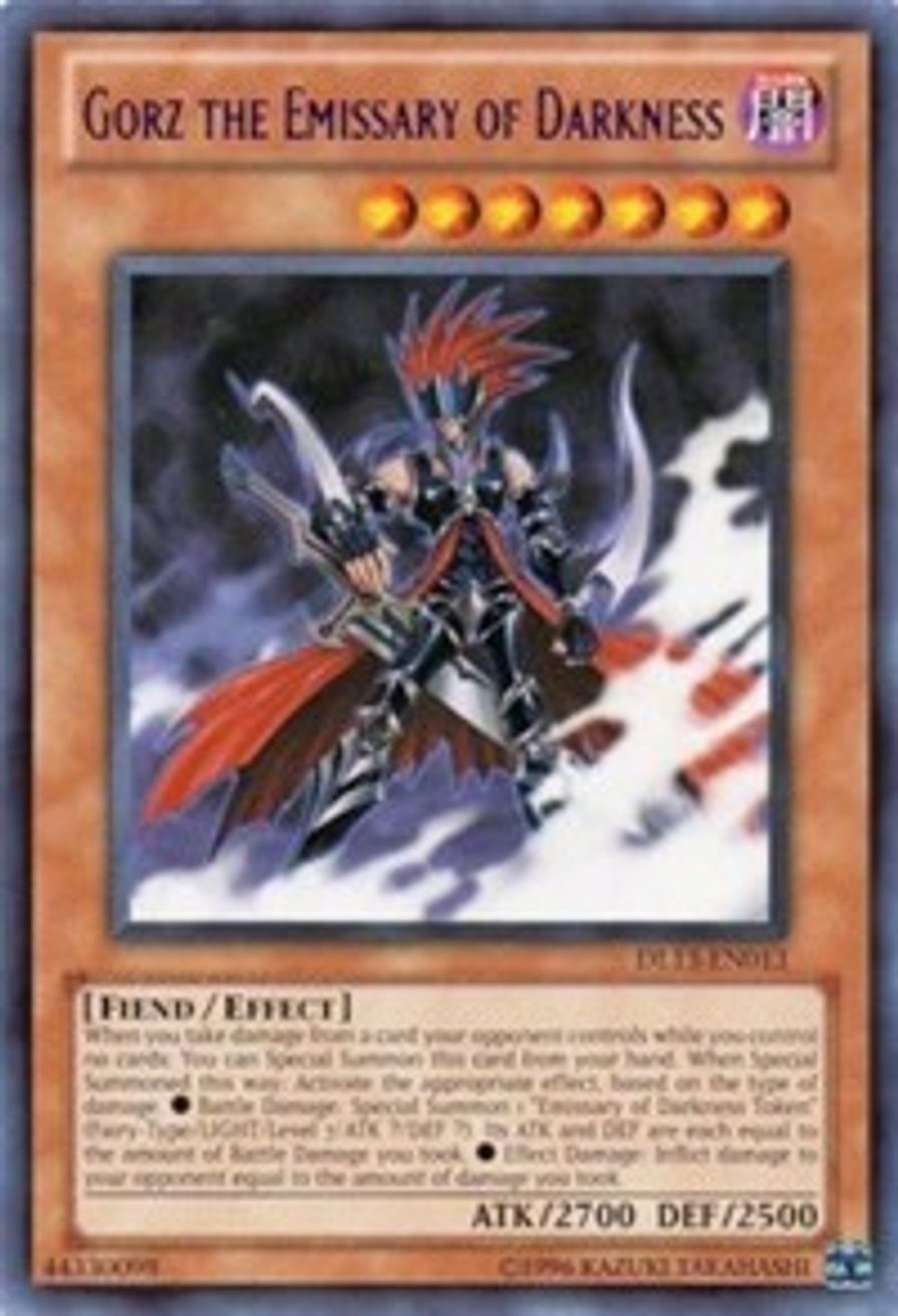 Gorz the Emissary of Darkness (Red) - Duelist League Promo - YuGiOh