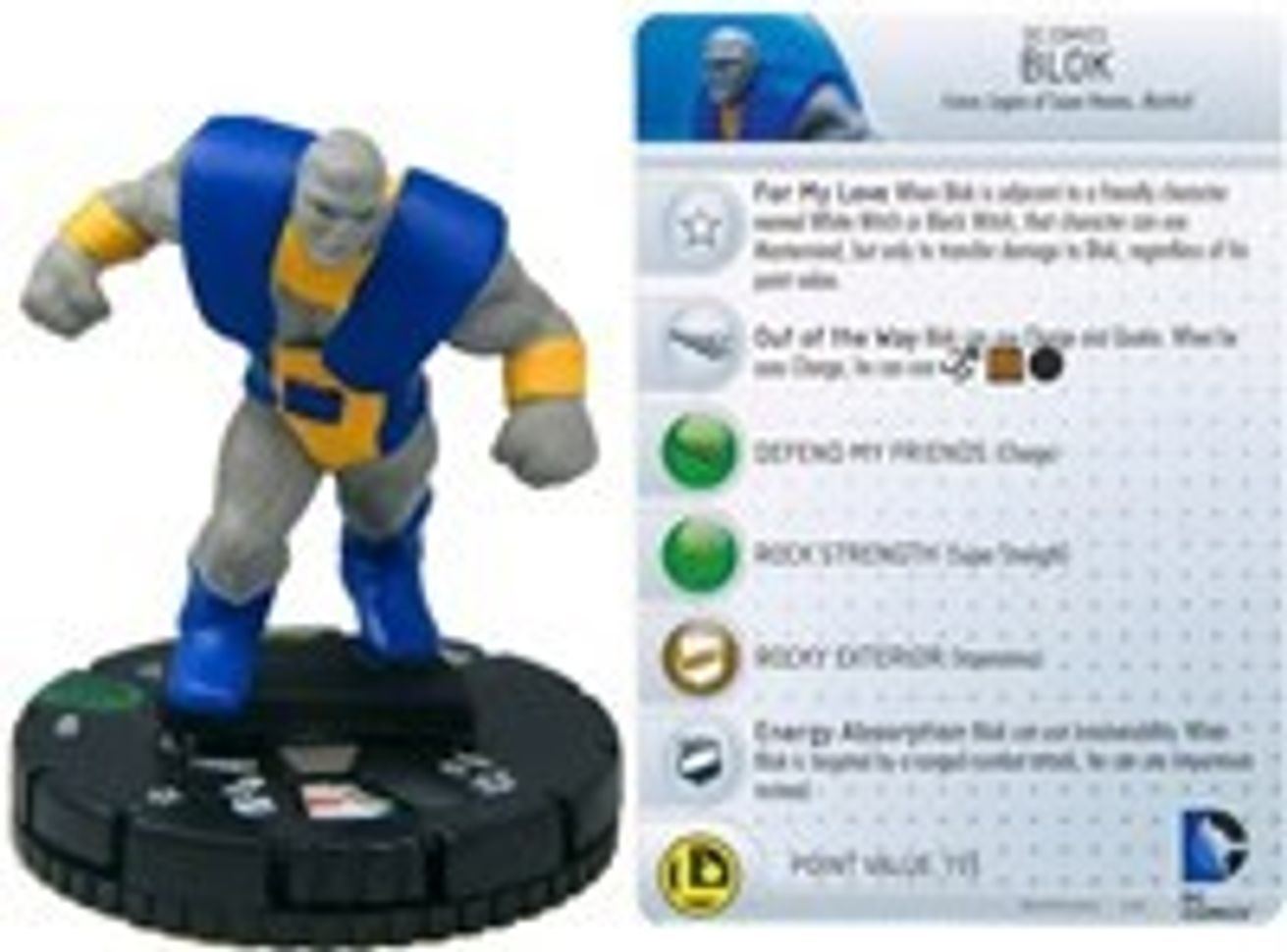 Blok - Superman and the Legion of Super-Heroes - Heroclix