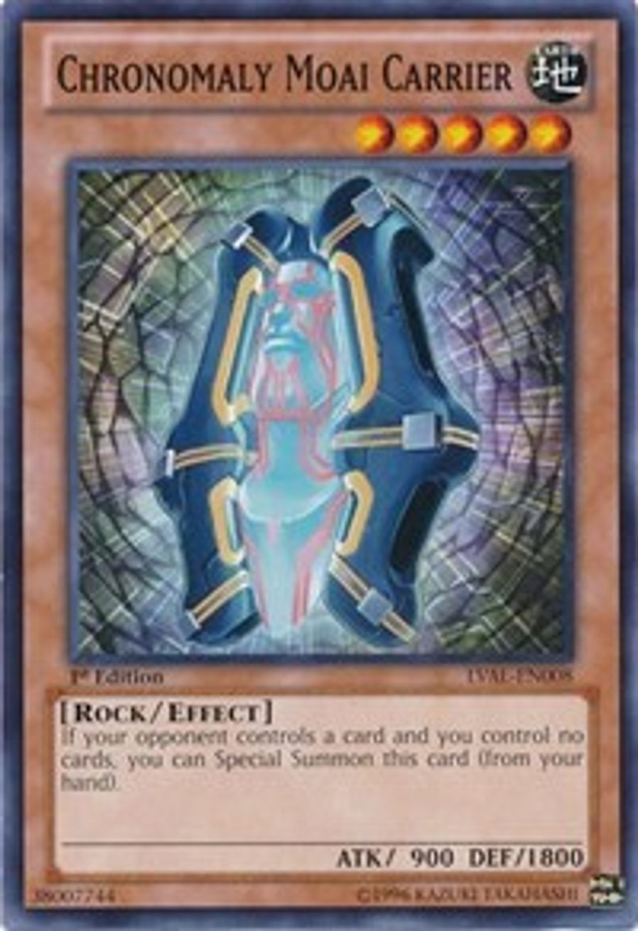 Chronomaly Moai Carrier - Legacy of the Valiant - YuGiOh