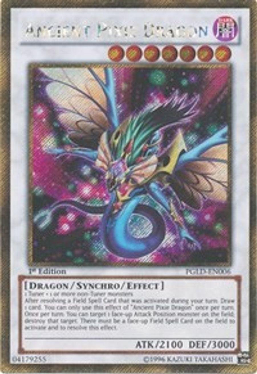 Ancient Pixie Dragon - Premium Gold - YuGiOh