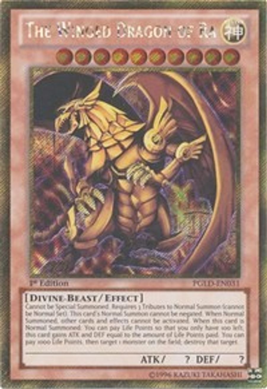 The Winged Dragon of Ra - Premium Gold - YuGiOh