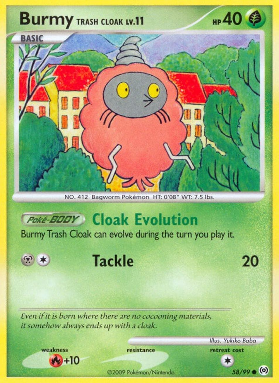 Burmy Trash Cloak - Arceus - Pokemon