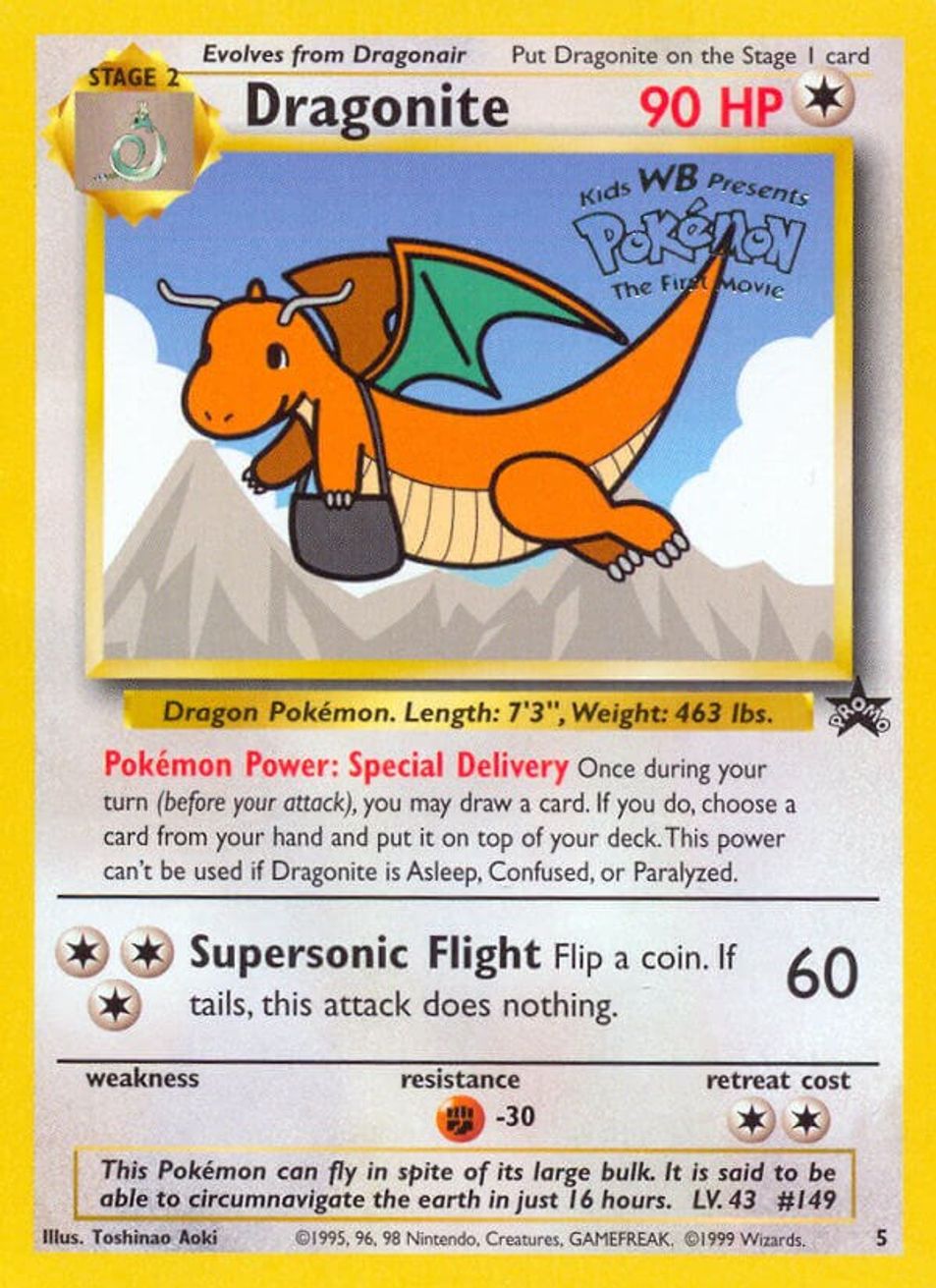 Dragonite (Movie Promo) - WoTC Promo - Pokemon