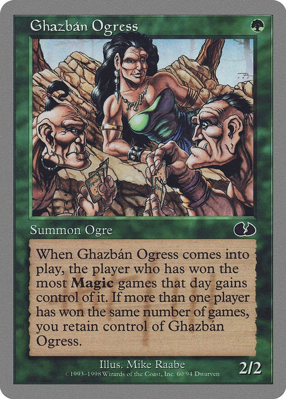 Ghazban Ogress - Unglued - Magic: The Gathering