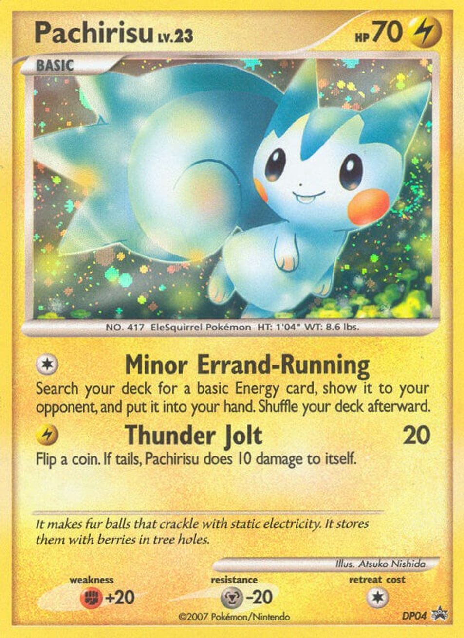 Pachirisu - DP04 - Diamond and Pearl Promos - Pokemon