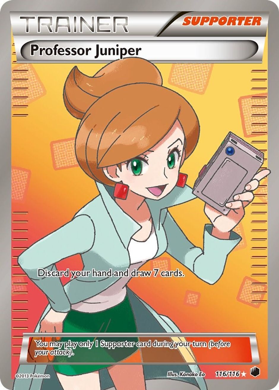 Professor Juniper (116 Full Art) - Plasma Freeze - Pokemon