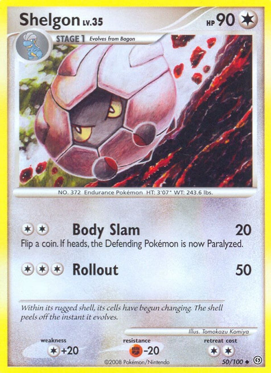 Shelgon - Stormfront - Pokemon