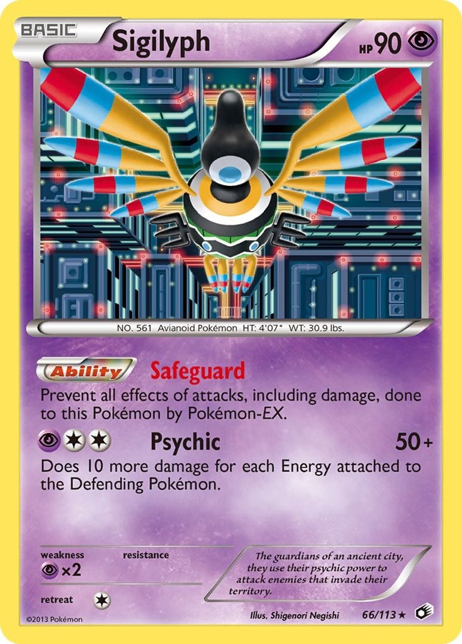 Sigilyph - Legendary Treasures - Pokemon