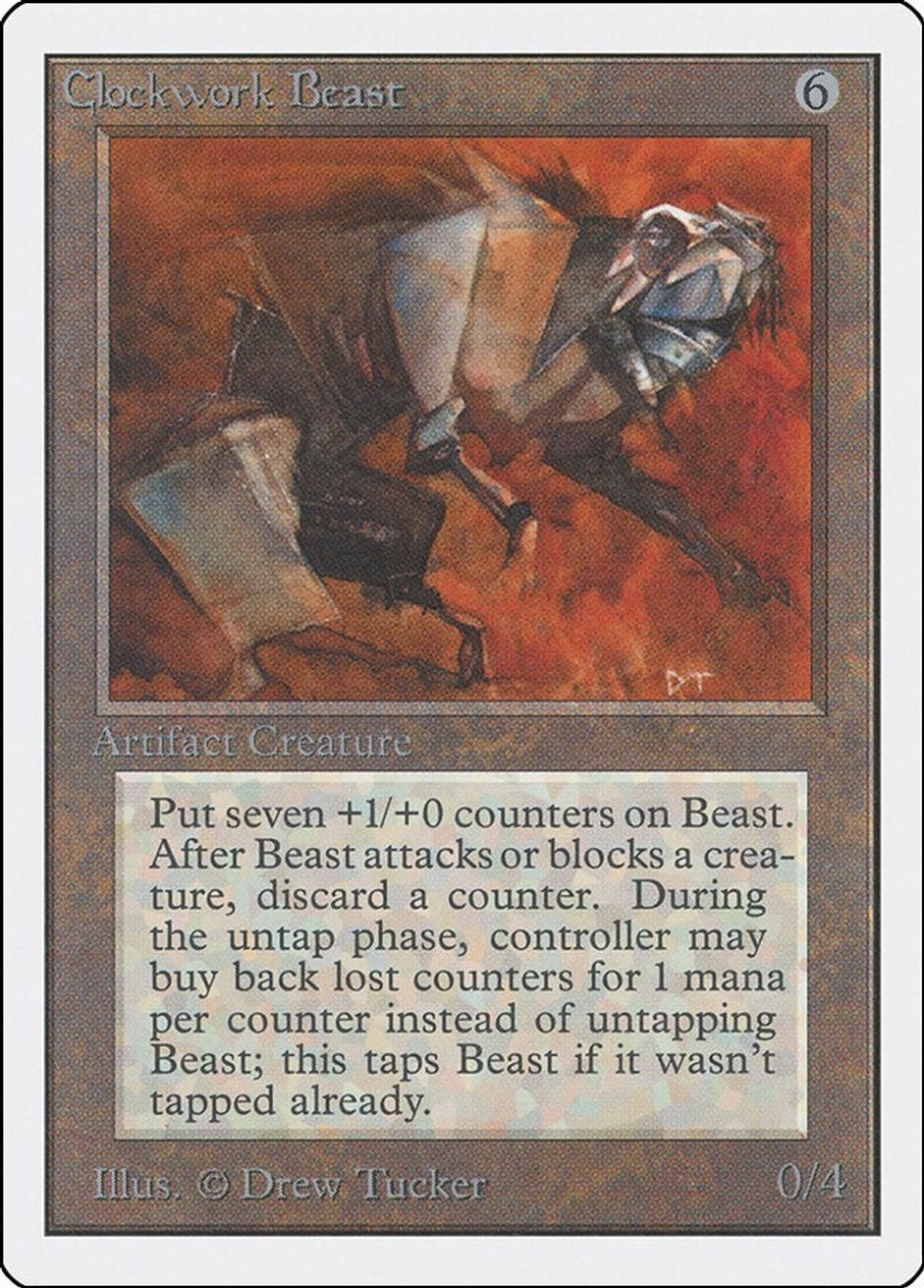 Clockwork Beast - Unlimited Edition - Magic: The Gathering