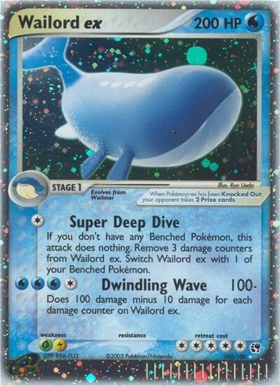 Wailord ex - Sandstorm - Pokemon