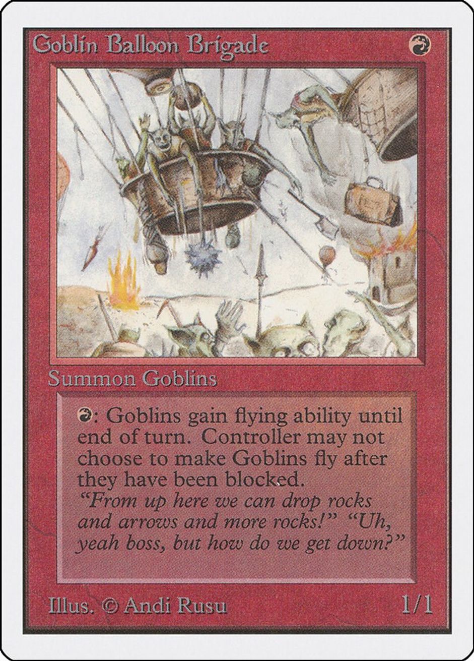 Goblin Balloon Brigade - Unlimited Edition - Magic: The Gathering