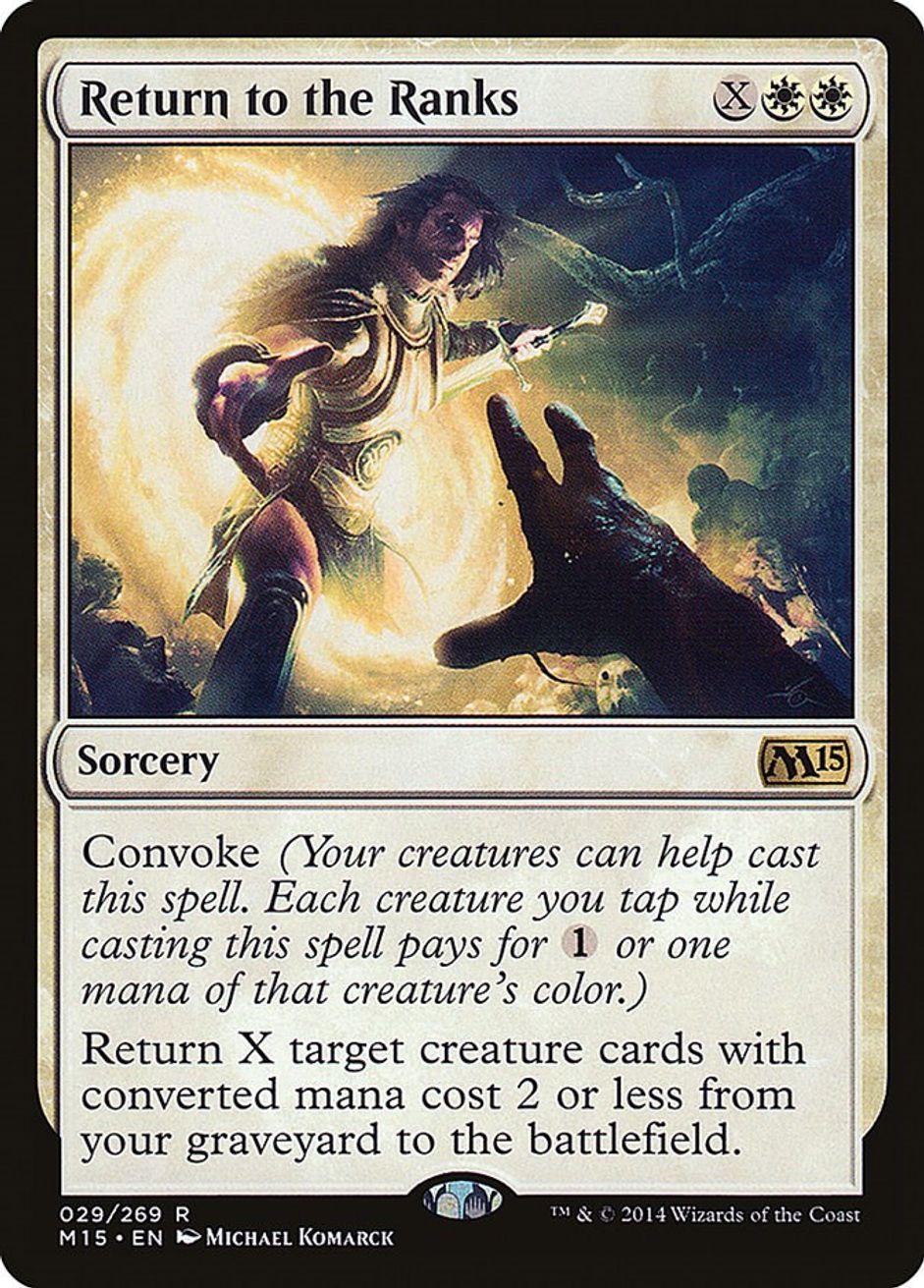 Return to the Ranks - Magic 2015 (M15) - Magic: The Gathering