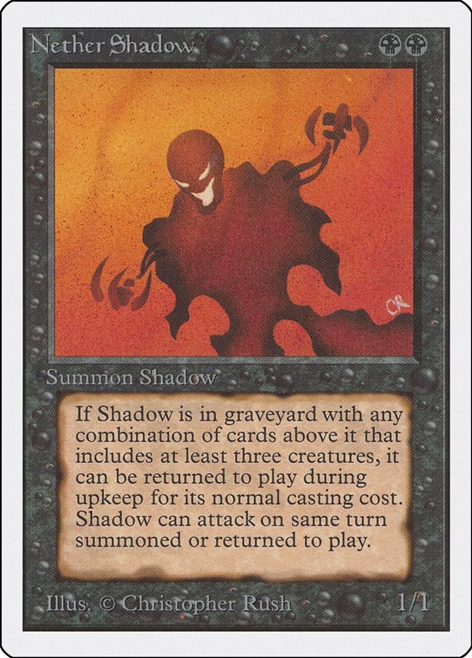Nether Shadow - Unlimited Edition - Magic: The Gathering