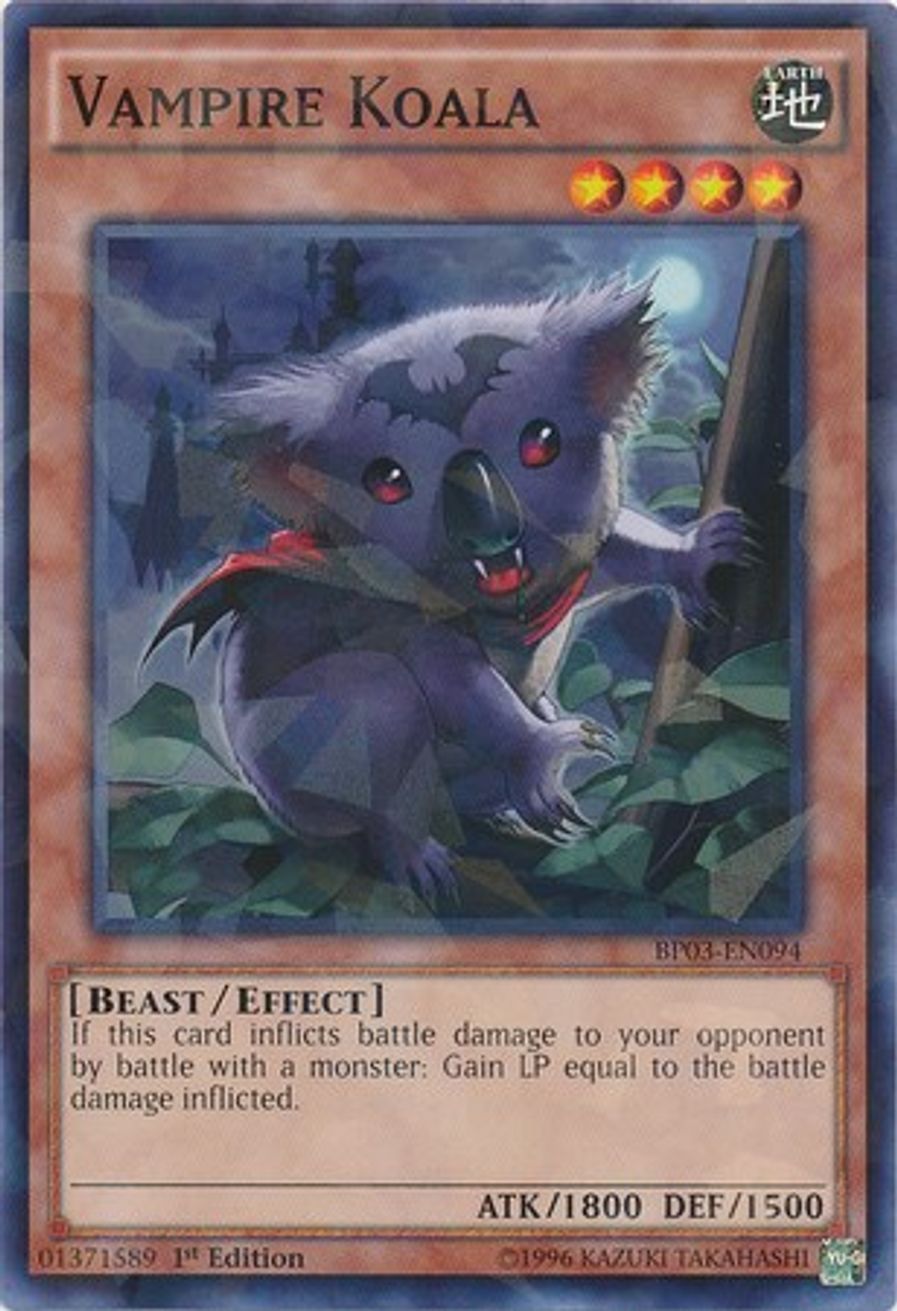 Vampire Koala (Shatterfoil) - Battle Pack 3: Monster League - YuGiOh