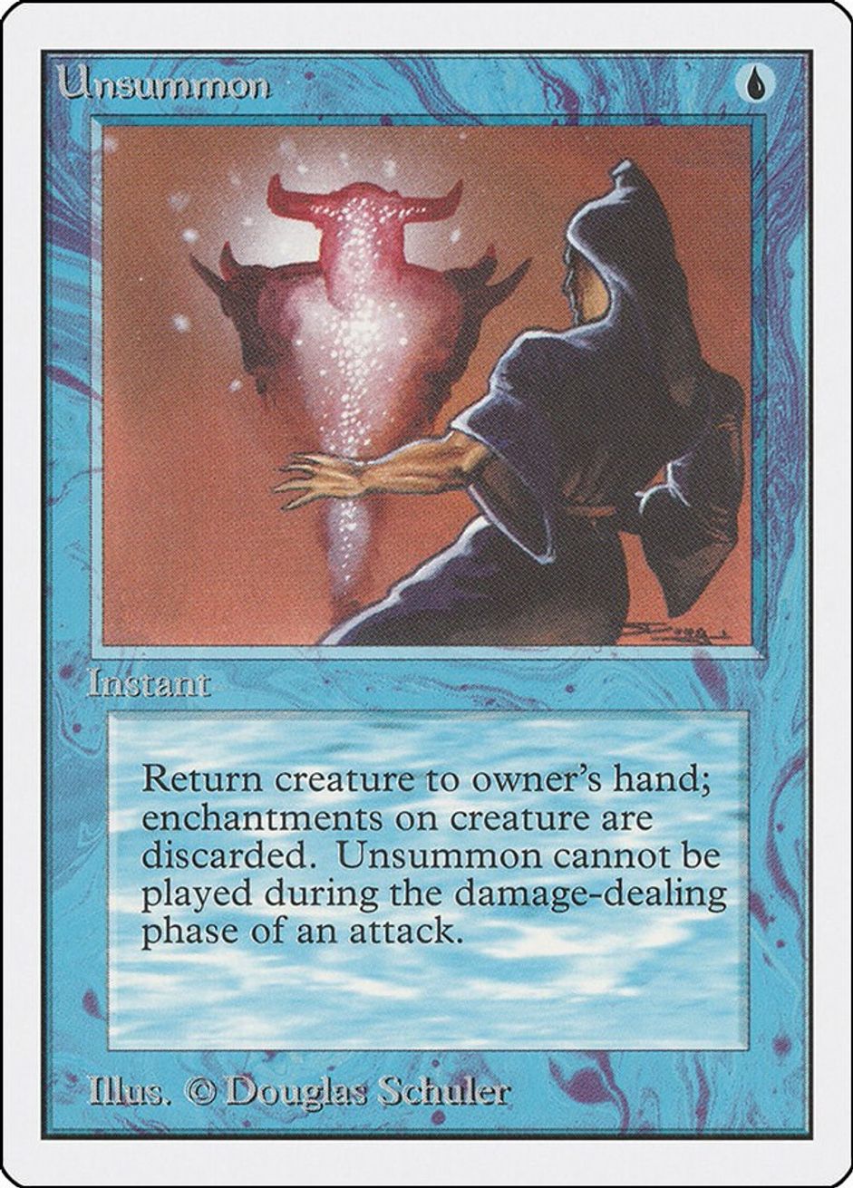 Unsummon - Unlimited Edition - Magic: The Gathering