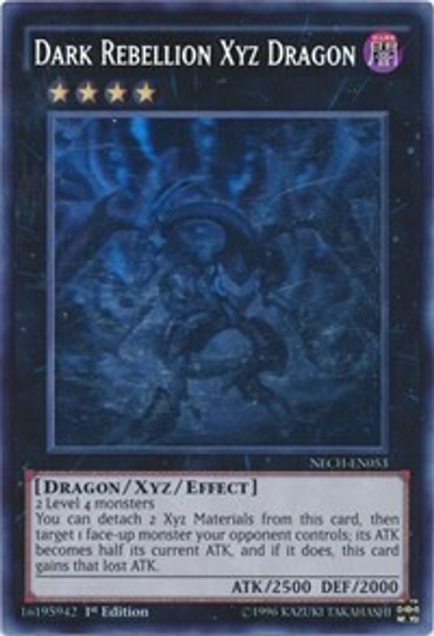 Dark Rebellion Xyz Dragon (Ghost Rare) - The New Challengers - YuGiOh ...
