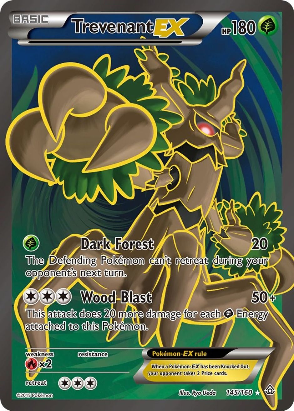 Trevenant EX (145 Full Art) - XY - Primal Clash - Pokemon