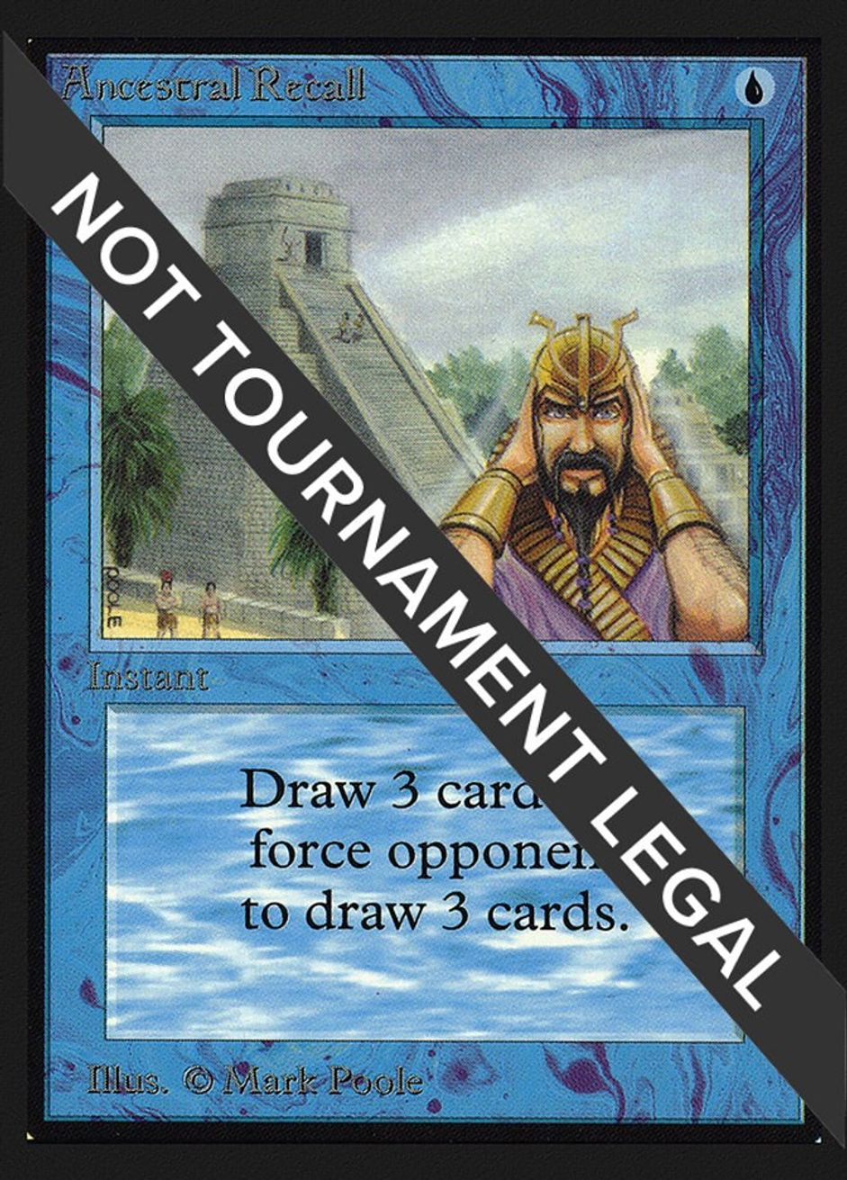 Ancestral Recall (IE) - International Edition - Magic: The Gathering