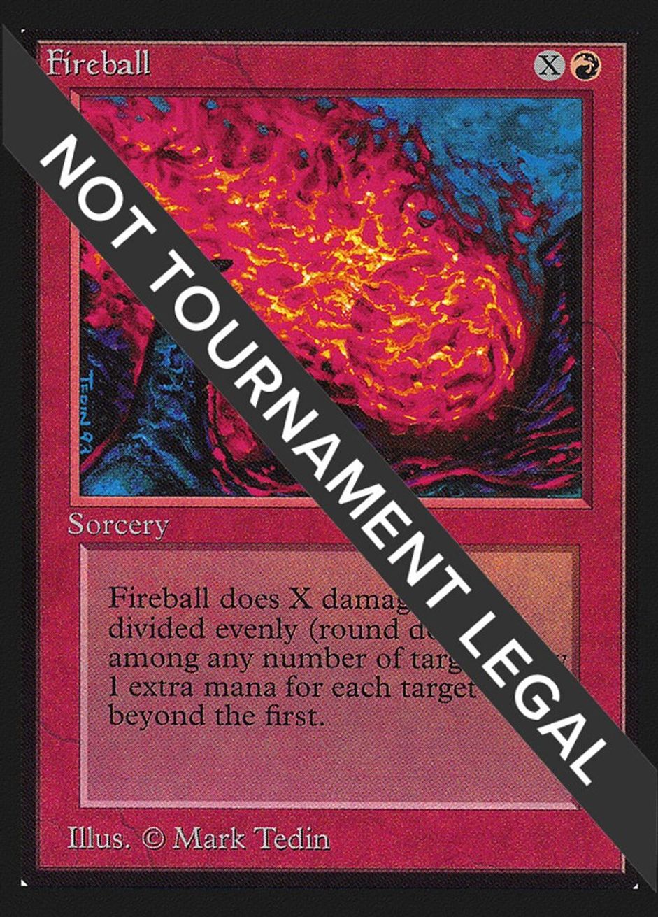 Fireball (IE) - International Edition - Magic: The Gathering