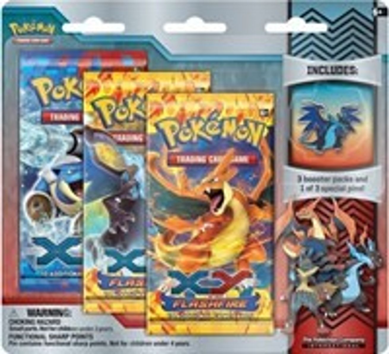 Flashfire Collector Pin 3 Pack Blister [Mega Charizard X] - XY ...