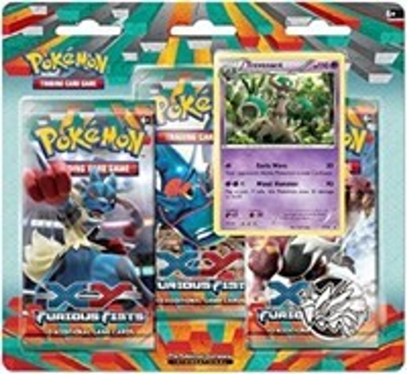Furious Fists 3 Pack Blister [Trevenant] - XY - Furious Fists - Pokemon