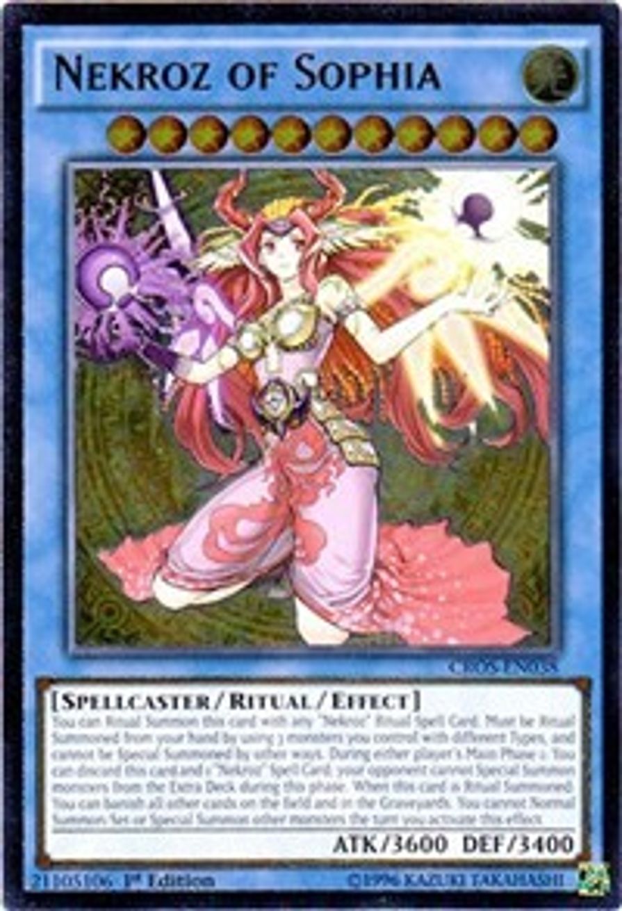 Nekroz of Sophia (UTR) - Crossed Souls - YuGiOh