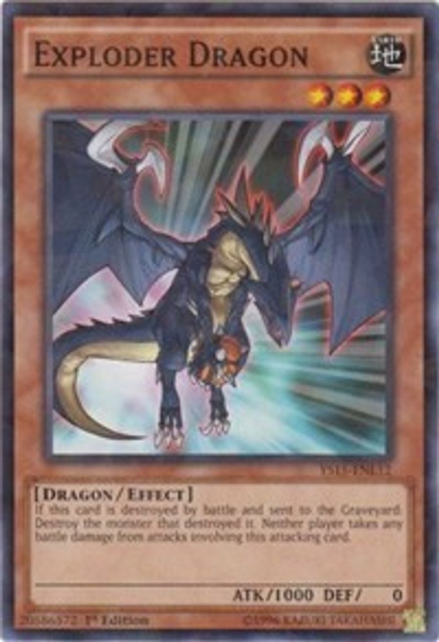 Exploder Dragon (Shatterfoil) - Starter Deck: Dark Legion - YuGiOh