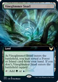 Shineshadow Snarl (Extended Art) - Strixhaven: School of Mages - Magic ...