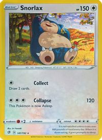 Snorlax - 140/202 (Cosmos Holo) - Blister Exclusives - Pokemon