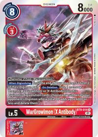 Growlmon (X Antibody) - X Record - Digimon Card Game