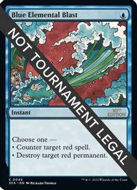 Red Elemental Blast - Fourth Edition - Magic: The Gathering