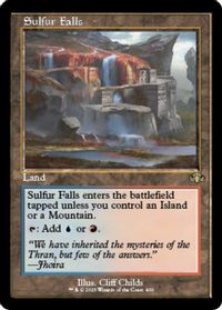 Clifftop Retreat (Retro Frame) - Dominaria Remastered - Magic: The Gathering
