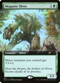 Screeching Sliver (Extended Art) - Secret Lair Drop Series - Magic: The ...