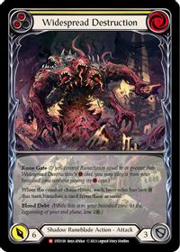 Widespread Ruin (Extended Art) - Dusk till Dawn - Flesh and Blood TCG