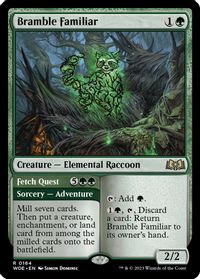Bramble Familiar (Showcase) - Wilds of Eldraine - Magic: The Gathering