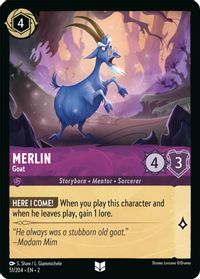 Merlin - Rabbit - Rise of the Floodborn - Disney Lorcana