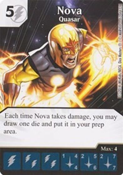 Nova - Quasar - Avengers vs X-Men - Dice Masters - TCGplayer.com